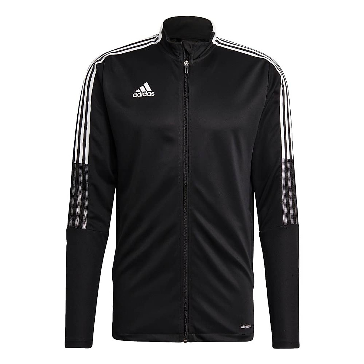adidas Men's Tiro 21 Track Jacket, Black, Large