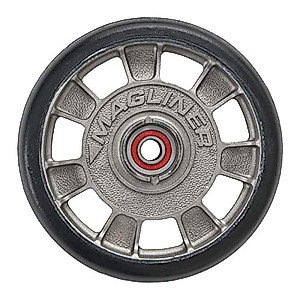 Magliner HMK111AA1 Aluminum Hand Truck, Horizontal Loop Handle, 14" x 7-1/2" Aluminum Diecast Nose Plate, 500 lb Capacity