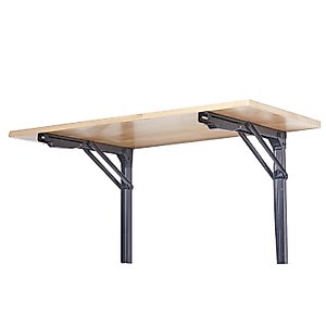 Ultrawall 48" Wall Mounted Folding Workbench, Heavy Duty Foldable Work Table, Collapsible Desk for Workshop, Garage, Office, Home, Holds Up to 550 lb