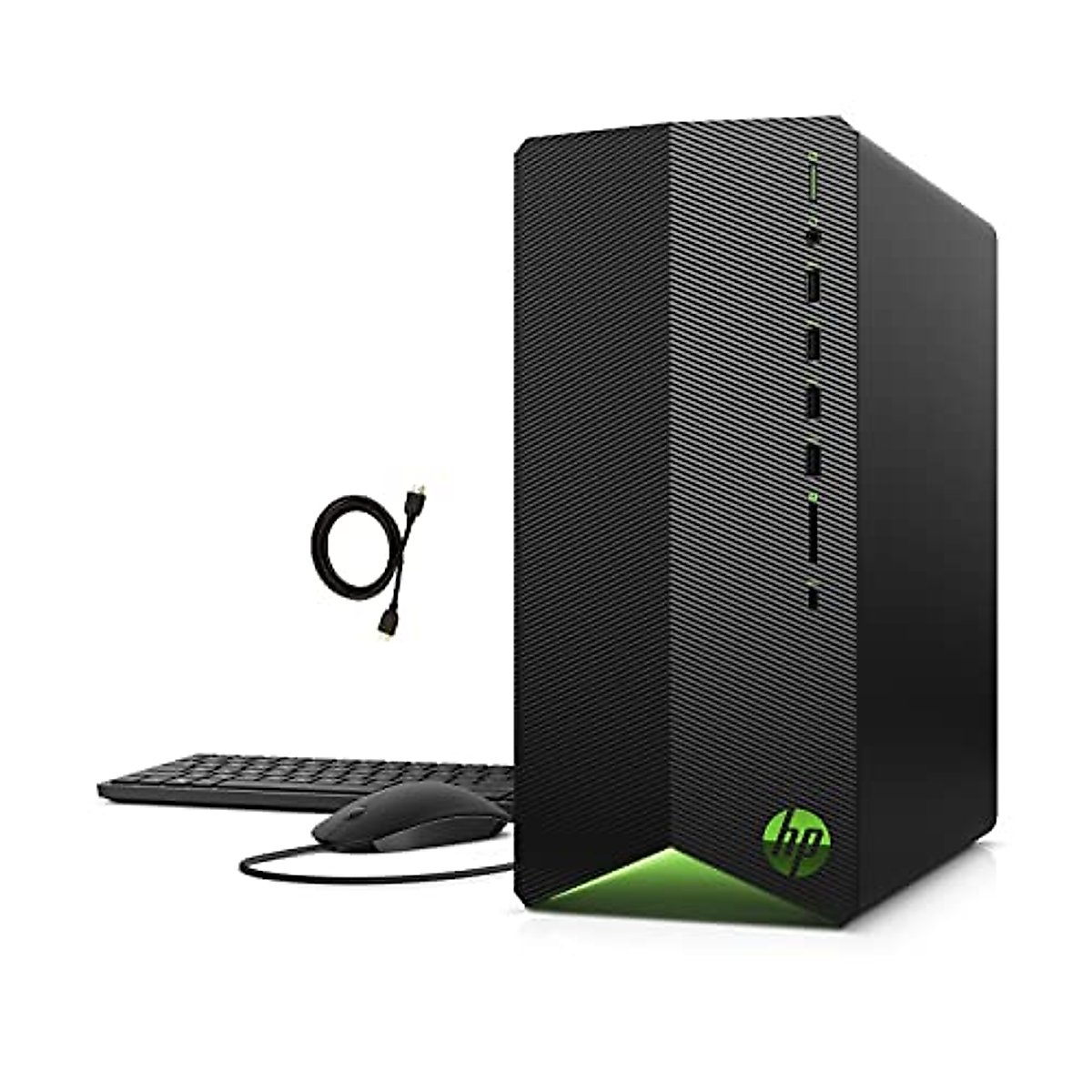 HP Newest Pavilion TG01 Gaming Desktop PC, Intel 6-Core i5-10400F Upto 4.3GHz, 64GB RAM, 256GB PCIe SSD, NVIDIA GeForce RTX 3060 12GB GDDR6, WiFi, Windows 11 Pro + Keyboard & Mouse, HDMI Cable