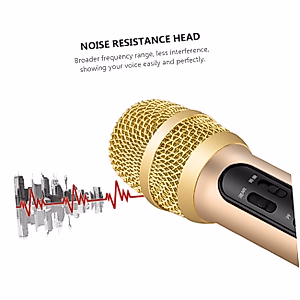 Vaguelly 1 Set microphone portable mic wireless mics microfono para niños micrófono micrófono con cable condenser Mic for Living Singing capacitance player speaker supplies c11