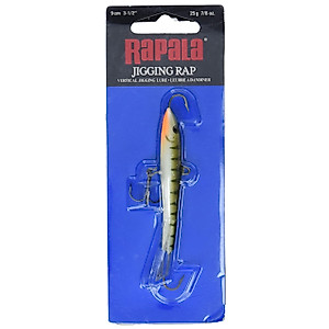 Rapala Jigging Rap 09 Fishing lure, 3.5-Inch, Glow Yellow Perch