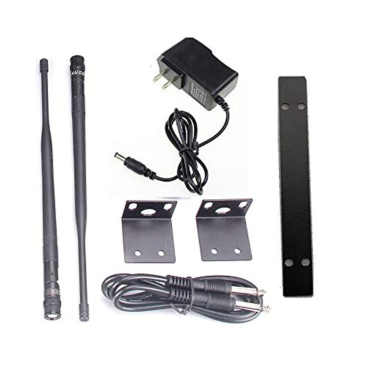 GTD Audio 2x100 Adjustable Channels UHF Wireless Microphone, Rang up to 400fts DJ Karaoke System w/Metal Mics (2 Hand Mics)