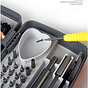 TKFDC Screwdriver Set 45 in 1 Torx Hex Screwdriver Tools Bit Set Precision Disassembly and Repair Tool Set
