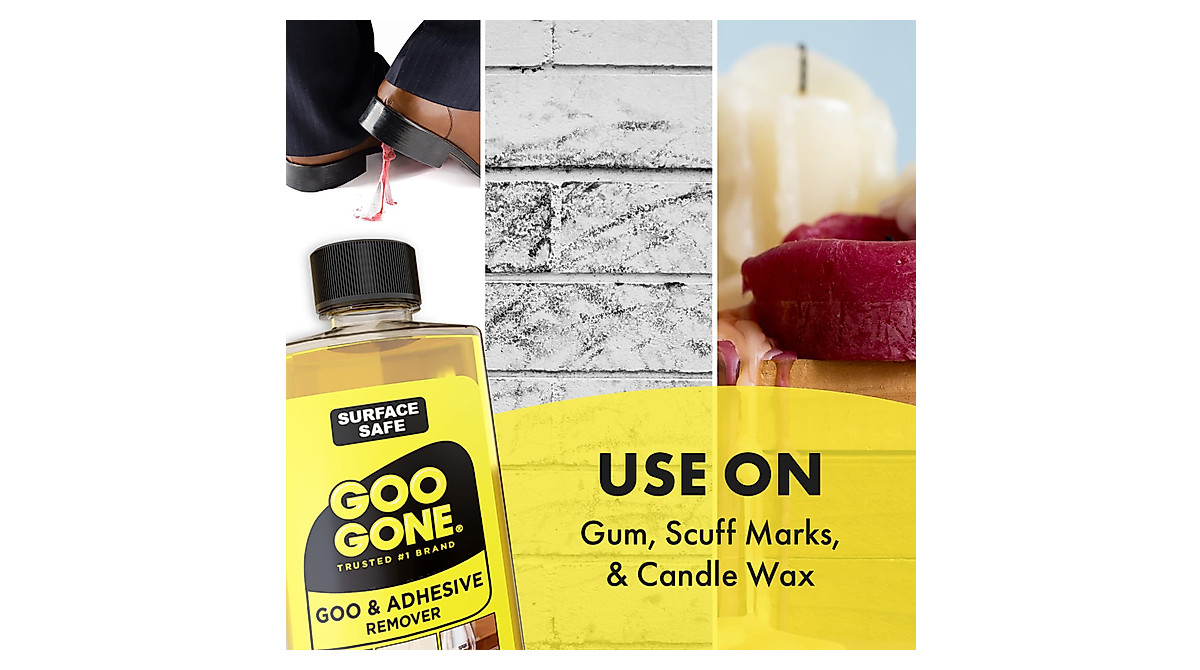 Goo Gone Original Adhesive Remover for Stickers & Grease – 2 Oz