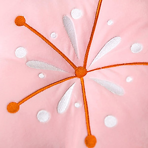 Seat Pillow Cushion Pad of Sakura of Lower Shaped - 16Inch Wide Non-Slip Chair Cushion Plush Chair for Sofa Living Room Bedroom Pink 1