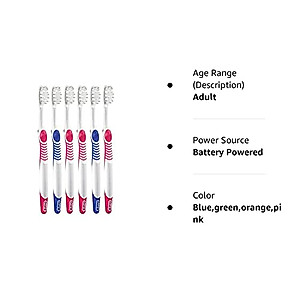 Oral-B Complete Battery Powered Toothbrush for Sensitive Teeth, 35 Extra Soft - Pack of 6