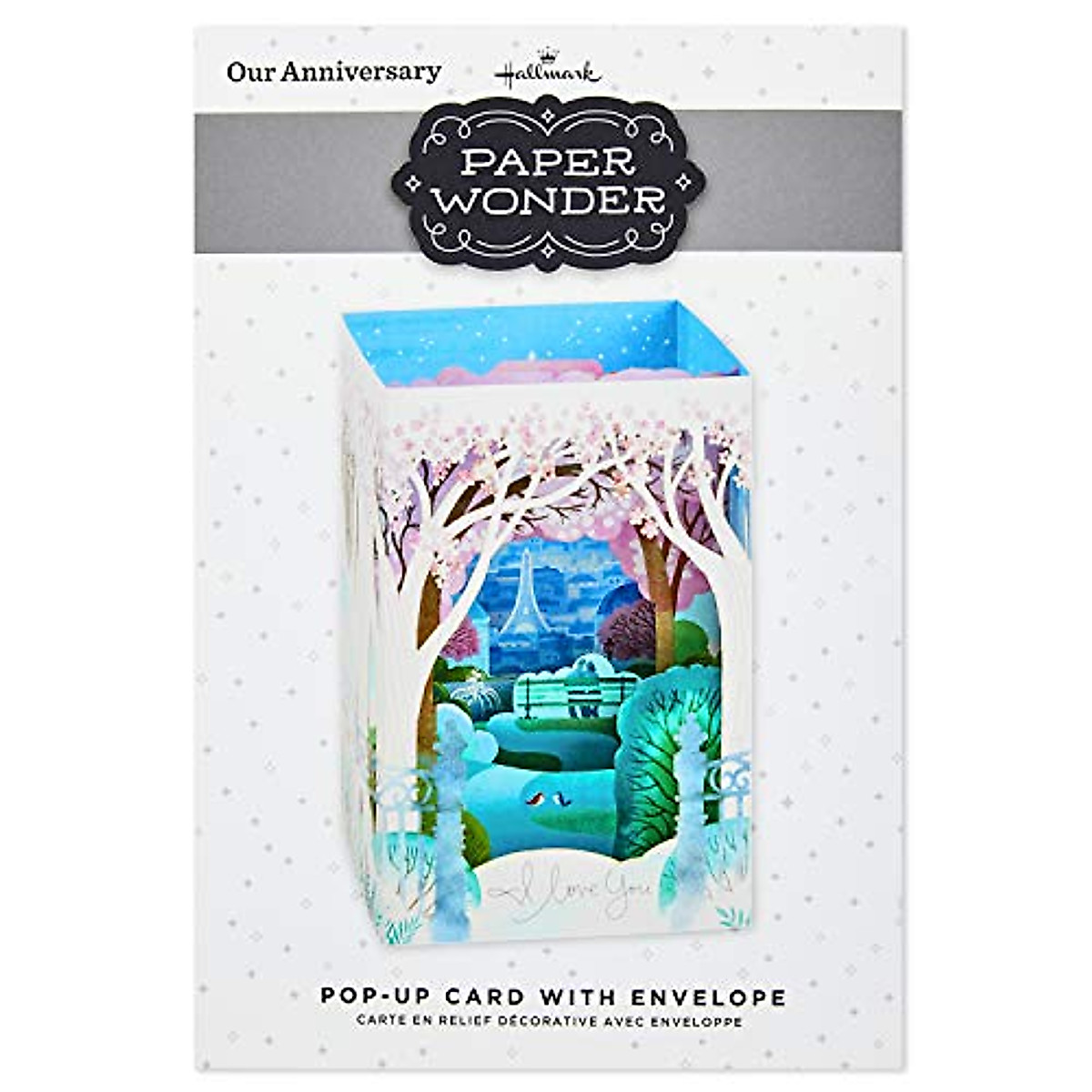 Hallmark Paper Wonder Displayable Pop Up Anniversary Card (Paris) (899RZW1009)