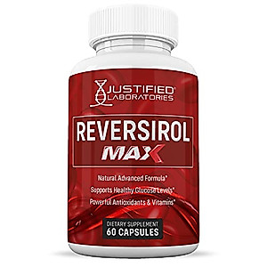 (3 Pack) Reversirol Max 1295MG Formula All Natural Cardiovascular Support Supplement Pills 180 Capsules