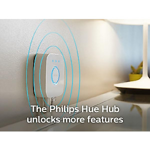 Philips Hue White LED Smart Light Bulb Starter Kit, 3 A19 Smart Bulbs & 1 Hue Hub, (Works with Alexa, Apple HomeKit, and Google Assistant)