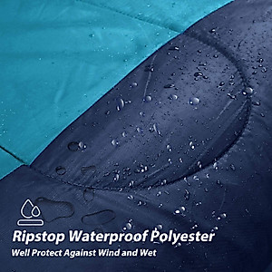 RISEPRO Sleeping Bag Lightweight, Portable, Waterproof 3-4 Seasons Warm Cold Weather Sleeping Bag for Adults & Kids - Indoor & Outdoor: Camping, Backpacking, Hiking (Green)