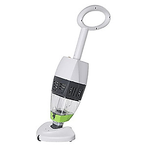 POOLPURE Cordless Rechargeable Pool Vacuum, Handheld Pool Cleaner with Telescoping Shaft, Scrub Brush Head for Above & In-Ground Pools, Inflatable Pools for Leaves, Dirt and Sand & Silt