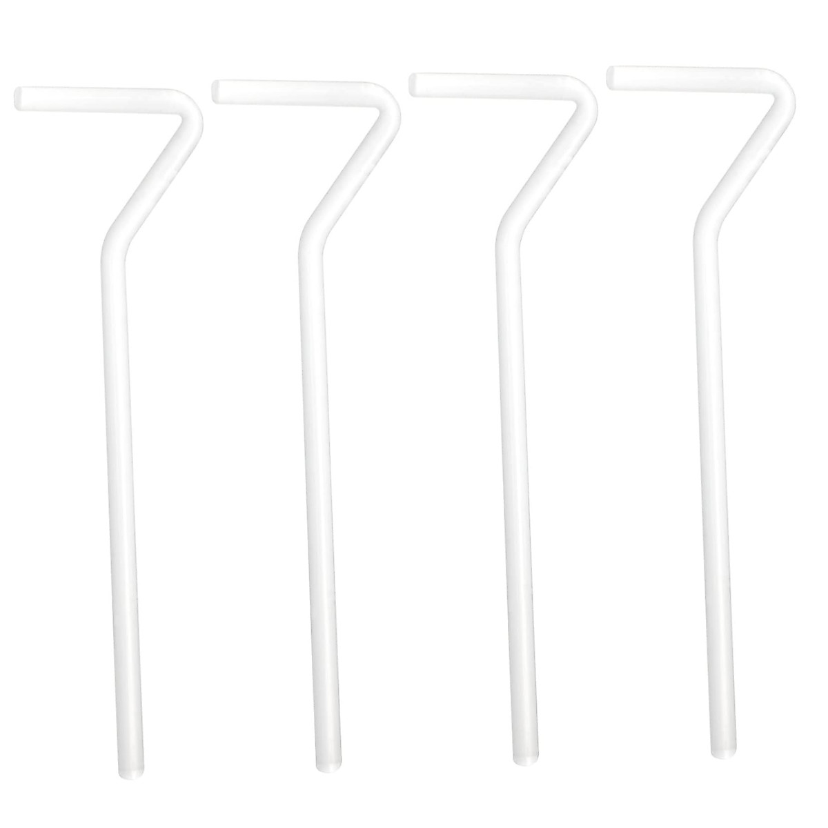 ULTECHNOVO Glass Cell Spreader, 4pcs Glass Coating Rod Glass Spreader Glass Diffuser Bars Professional Cell Spreaders Lab Glass Rod Tools Laboratory Spreader Cell Spreader