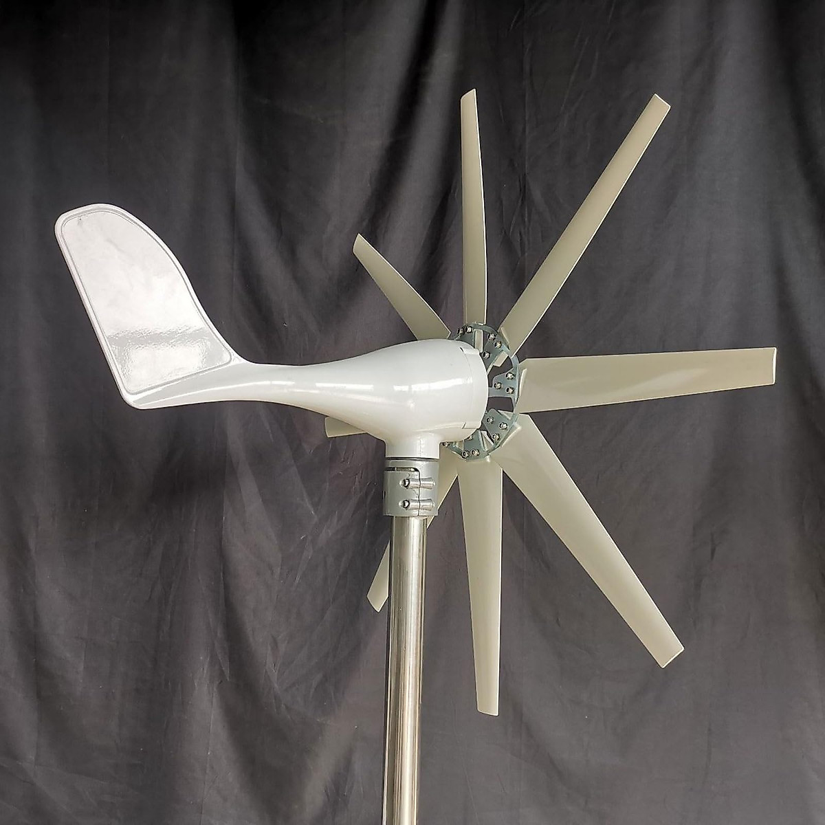 9000W Wind Turbine Generator Kit, 8 Blades Wind Power Generator with MPPT Charge Controller 12V/24V/48V/220V Home Use Windmill Energy Small Wind Turbines (Color : 220V)