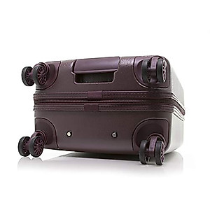 DKNY Metal Logo, Burgundy, 21" Carry On