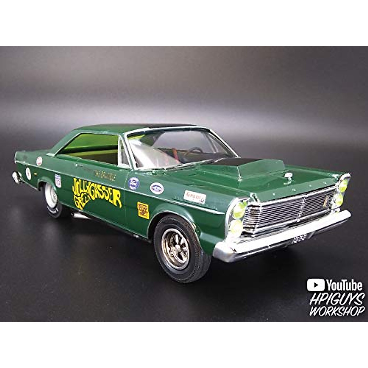 AMT 1965 Ford Galaxie Jolly Green Gasser 1:25 Scale Model Kit (AMT1192)