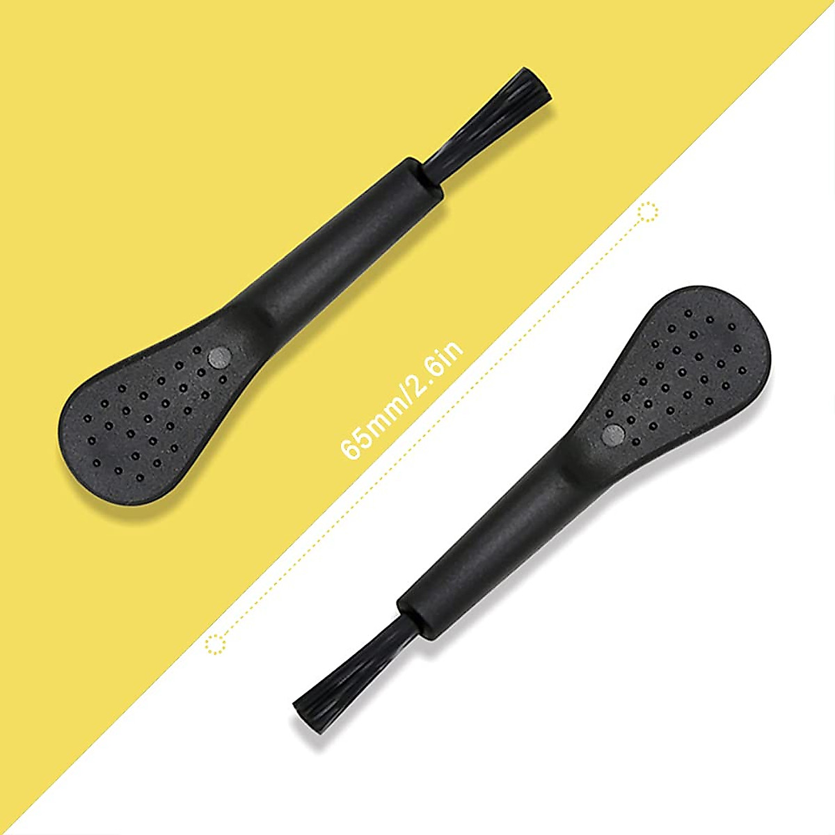 FANVA Black Scrapers, Brushes & Spoons Kit with 3 in 1 cleaning tool for Spice Grinder include 4 Pcs Scrapers,6 Pcs 3 Types of Brushes,2 Spoons,1 Pcs Plastic Jar and A Storage Box