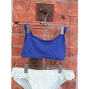 NAHANCO BSH12-50 12" Chrome-Plated Bikini Hanger with Chrome Drop 50 /Carton