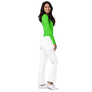 Adar Uniforms Underscrubs for Women - Long Sleeve Comfort Tee - 2900 - Neon Lime Green - L