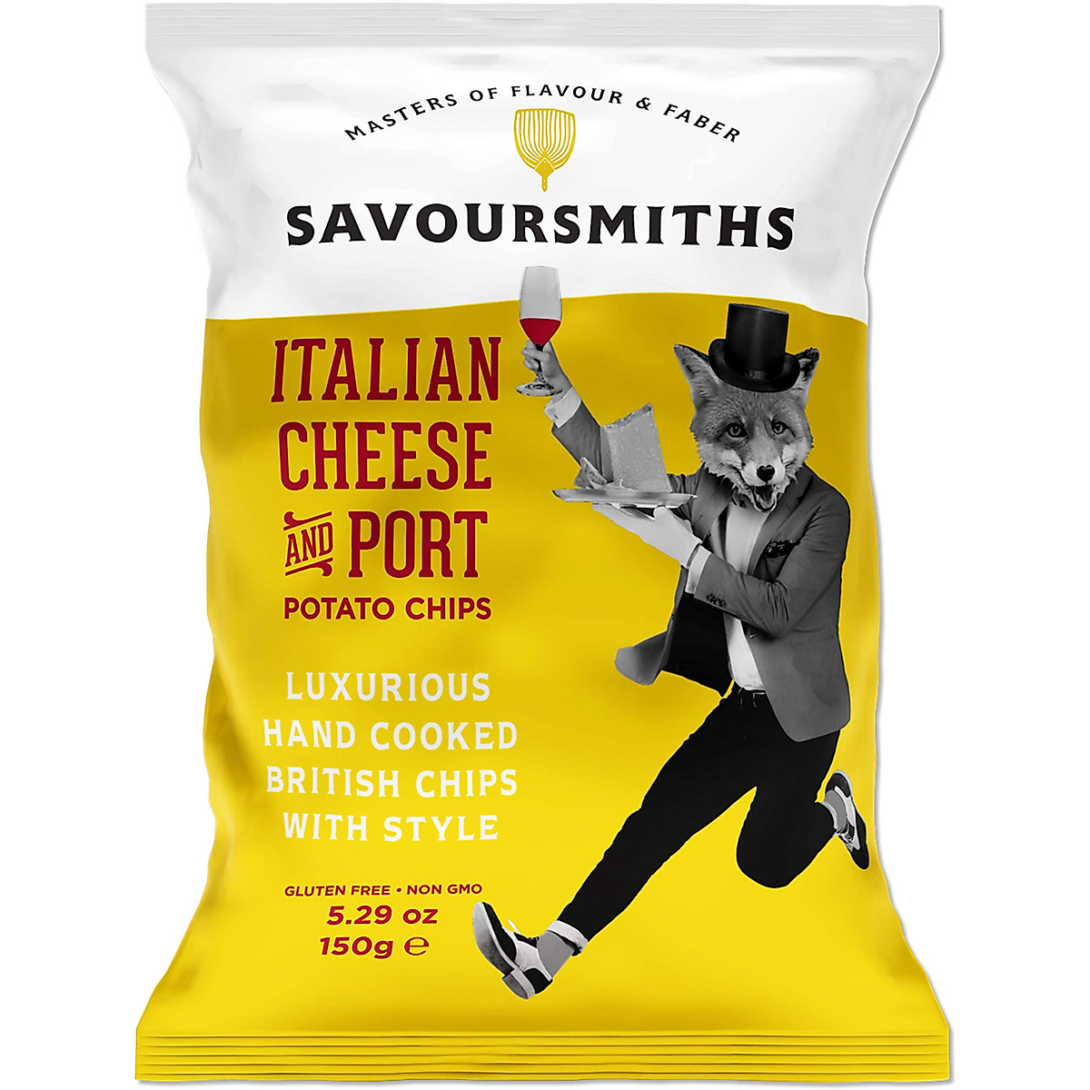 SAVOURSMITHS Hand Cooked Potato Chips, Variety Pack, Gluten Free, Non GMO, All Natural, 5.29 Oz, 4 Count (Pack of 2)