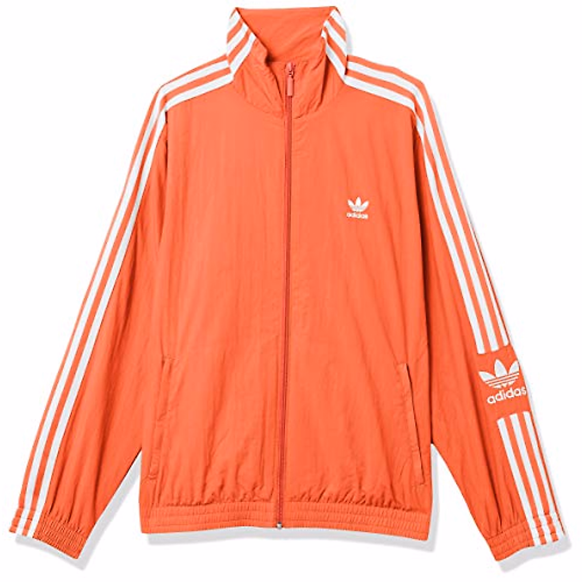 adidas Originals Women's Lock Up Track Top Jacket, Trace Scarlet/White, XS