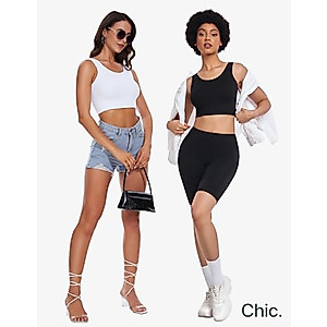 YADIFEN Longline Sports Bras for Women Comfortable Yoga Bras Compression Bra Workout Crop Tank Top