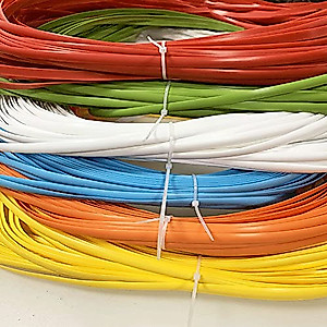 Black Flat Synthetic Rattan Repair Material, Suitable for Wicker Tables and Chairs, Patio Furniture, All-Weather Wicker for Weaving and Repairing Dialogue Suits-(Approximately 300 Feet) (Apricot)