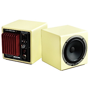 Avantone Active MixCube Powered Full-Range Mini Reference Monitors - Creme, Pair