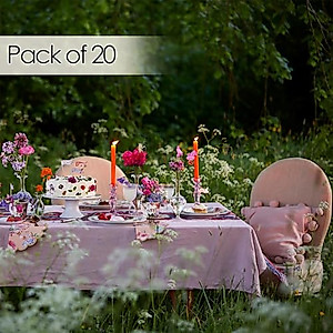 Talking Tables Truly Scrumptious Pack of 20 Floral Scalloped Napkins | Vintage Afternoon Tea Party Tableware For Decoupage, Birthday, Baby Shower, Bridal Shower, Mother's Day, multi, "12"""