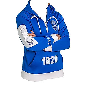 Zeta Phi Beta Sorority Elite Hoodie Pullover Large