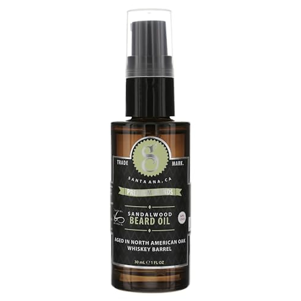 Suavecito Premium Blends Beard Oil - Leave-In Beard Conditioner For Softening Hair, Hydrating Skin, Eliminating Beard Dandruff, Healthy Beard Growth - Sandalwood Fragrance - 1 oz