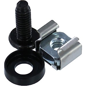 NavePoint M5 Cage Nuts and Screws for Server Shelves Cabinets - 50 Pk Rack Mount