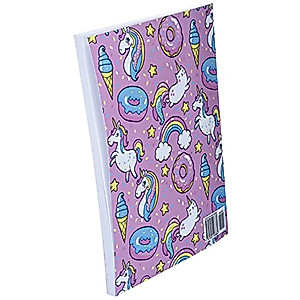 Sketchbook: Cute Unicorn Kawaii Sketchbook for Girls with 100+ Pages of 8.5"x11" Blank Paper for Drawing, Doodling or Learning to Draw (Sketch Books for Kids)