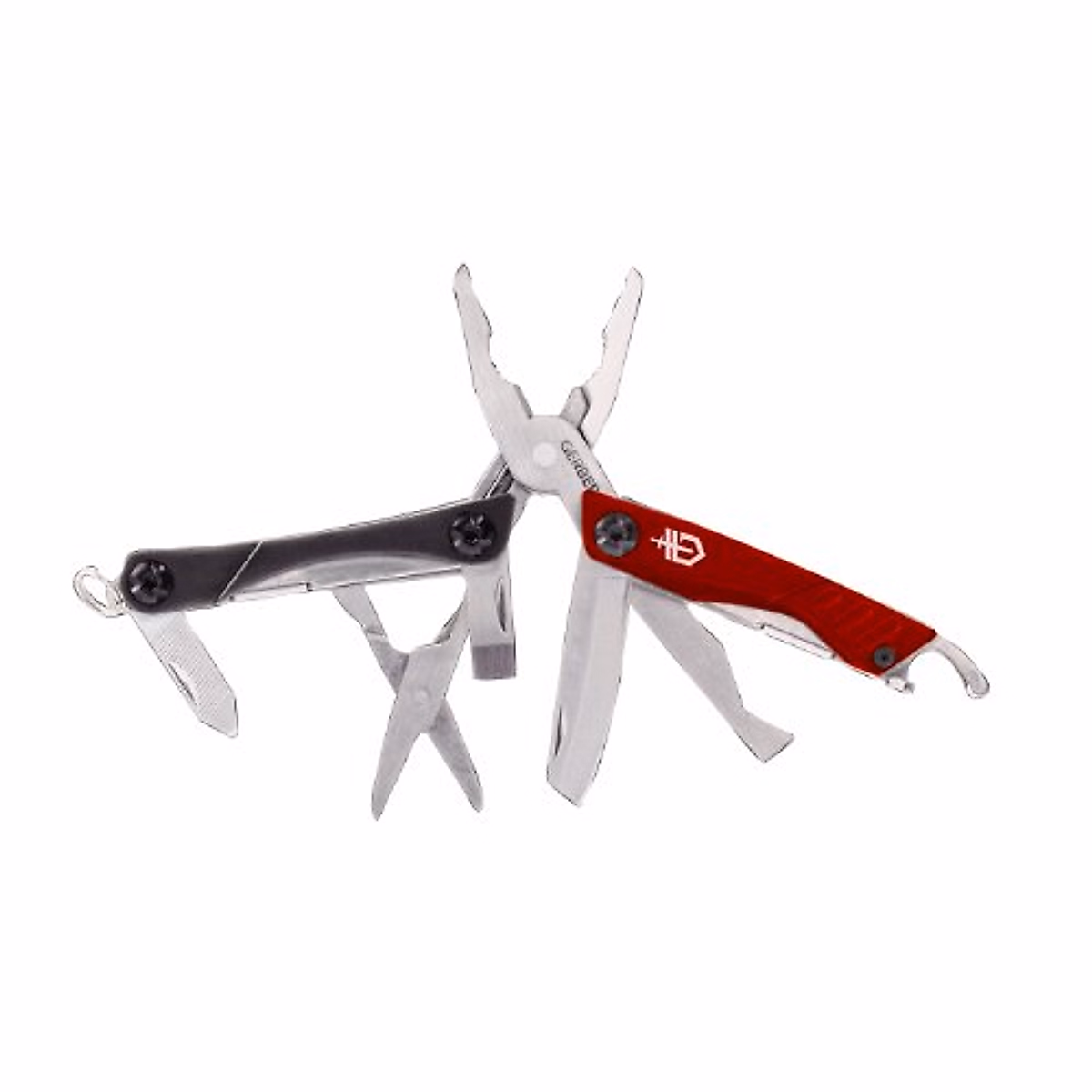 Gerber 31-001040 Dime Compact Multi-Tool, 10 Tools, Stainless, Red