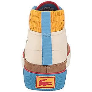 Lacoste Infant's Gripshot Milieu, Off White/Yellow, 44CUI0005-HT3, 5