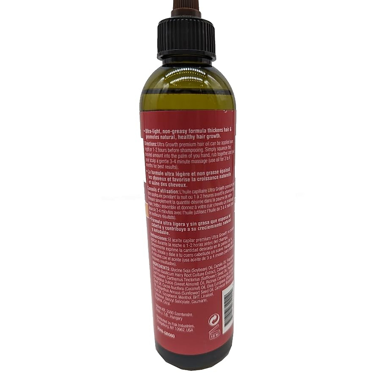 Difeel Ultra Growth Basil & Castor Hair Growth Oil 8 oz.