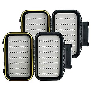 Maxcatch Waterproof Fly Box for Fly Fishing Double Sided Foam Insert (2PCS Easy Grip Foam)