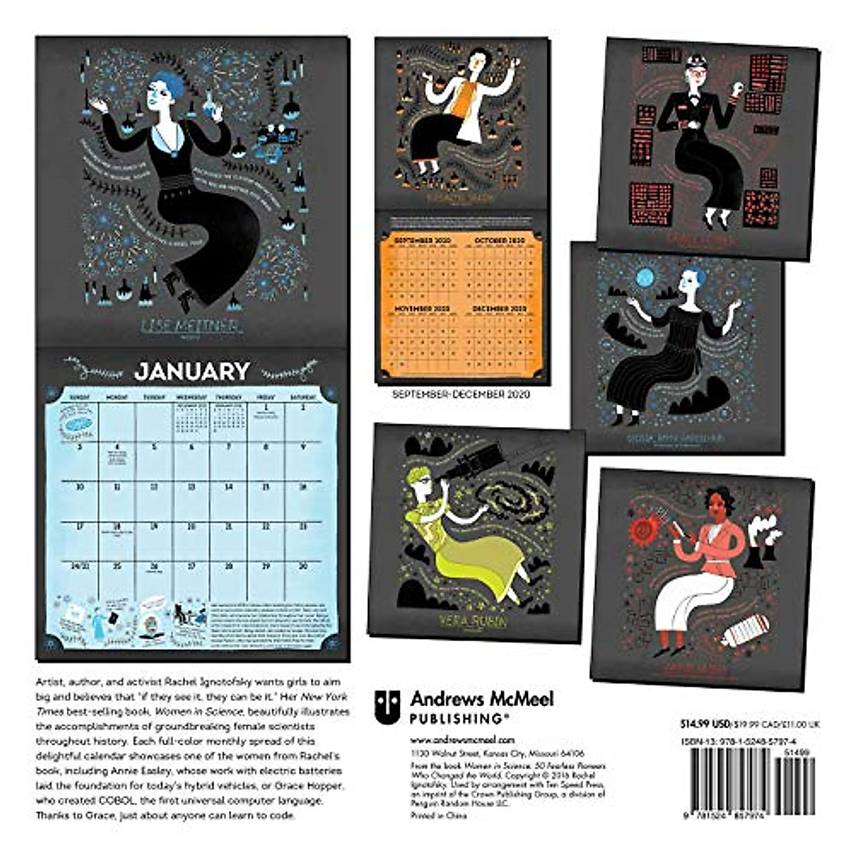 Women in Science 2021 Wall Calendar: Fearless Pioneers Who Changed the World