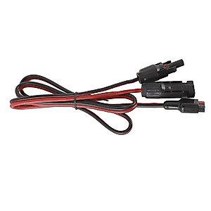 Solar to 30A Copper Battery Adapter Cable Mobile 2468 12Awg 1.0M ? 30A Pure Copper Charging Caliber with Energy Storage Wire Wire Rope Cord Solar Wind Power Parts