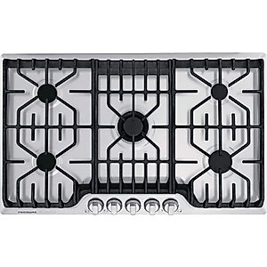 FRIGIDAIRE Professional FPGC3677RS FRIGIDAIRE Professional 36'' Gas Cooktop with Griddle in Stainless Steel