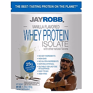 Jay Robb Whey Protein (Vanilla, 1.5 Pound)