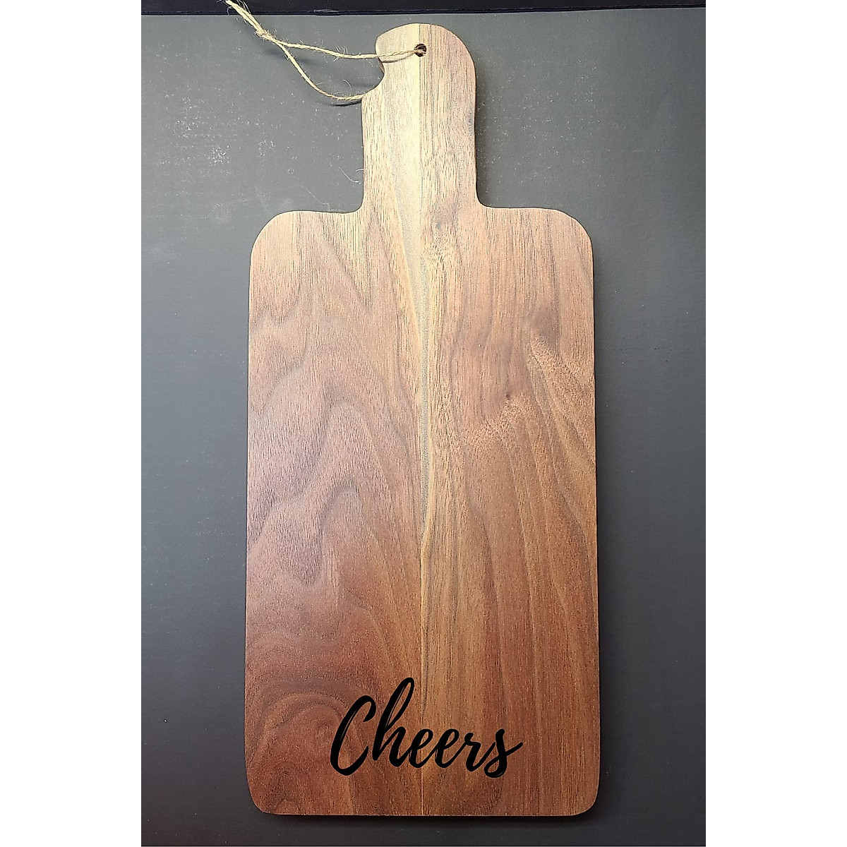 Personalized Natural Walnut Charcuterie Board Meat and Cheese Serving Tray Wedding Gift, Housewarming Gift,