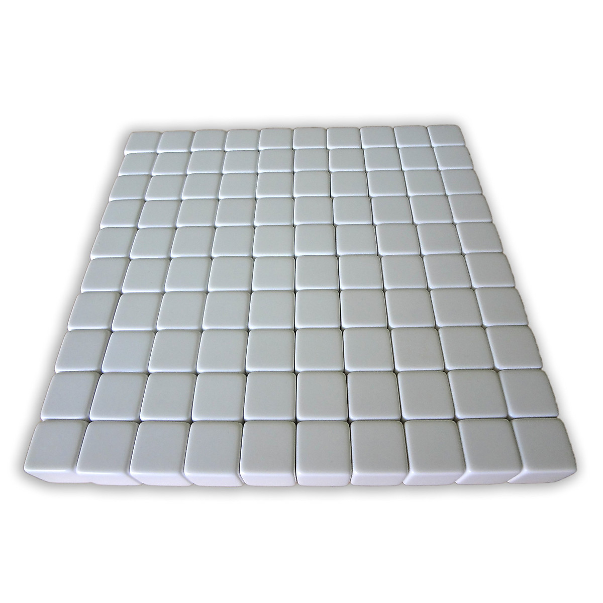 25 Blank White Dice 16MM - Great for Designing Your Own Game