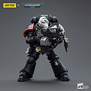 JoyToy 1/18 Warhammer 40,000 Action Figure Raven Guard Intercessors Sergeant Rychas Collection Model(4.7Inch)