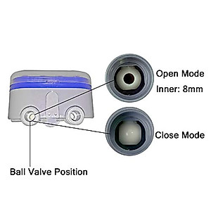 Yardeen Watering Hose Sprinkler Timer Garden Irrigation System Controller Electronic Water Timer with Two Outlets Color Blue