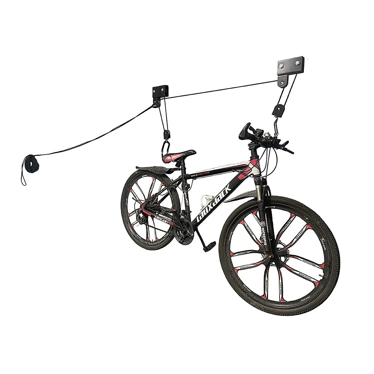 LIBOSULV Kayak Hoist Lift Systems for Kayaks, Canoes, Surfboards, Bikes or ladders. Kayak Suspension Hoist Pulley Garage Storage for Bicycle