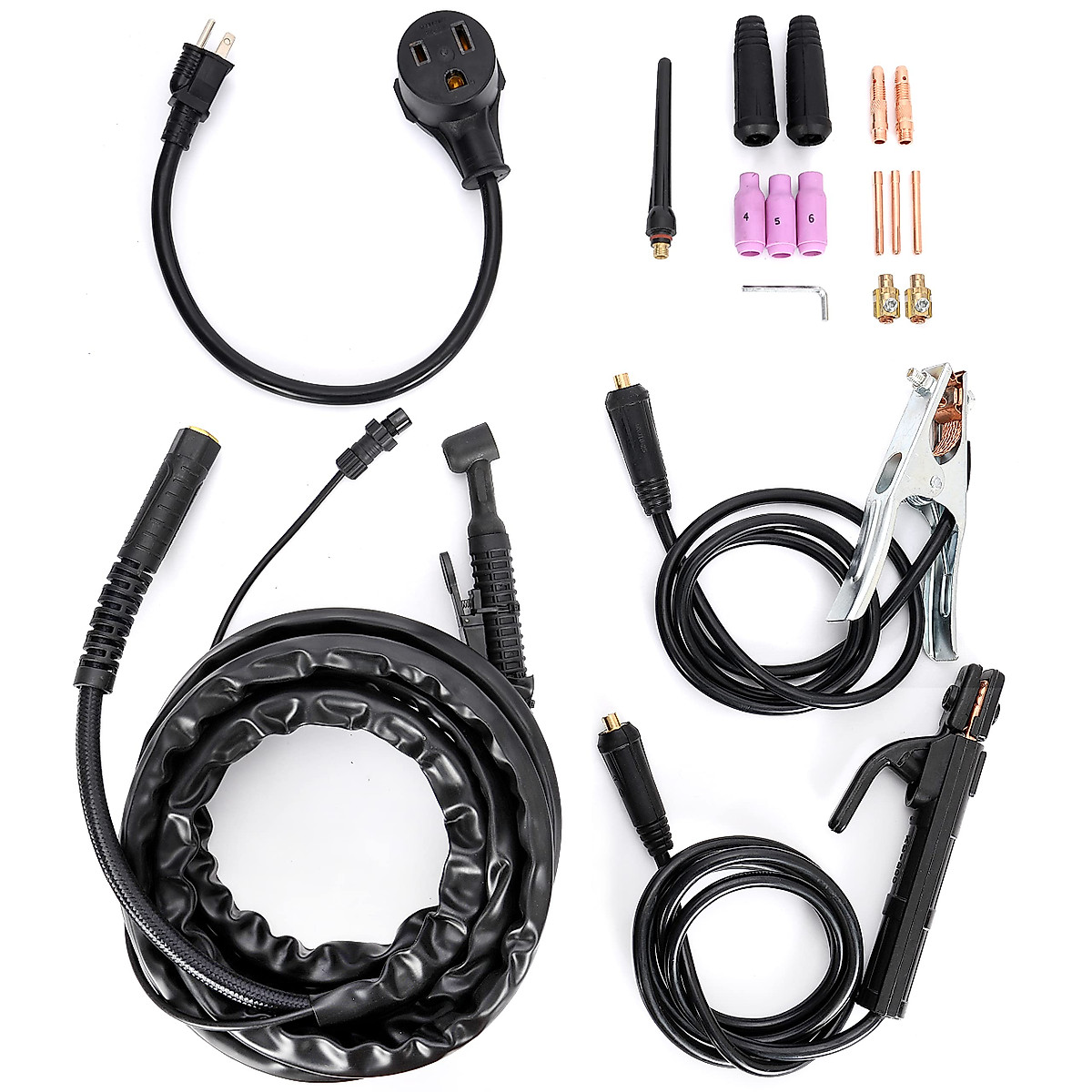 S7 Tig Welder, HF TIG/Stick/Arc TIG Welder,200 Amp 110 & 220V Dual Voltage TIG Welding Machine