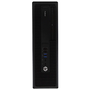 HP 600G2 SFF Desktop Computer PC, Intel i5-6500, 16GB RAM 2TB HDD, Windows 10 Pro, New 23.6 FHD Monitor, New 16GB Flash Drive, RGB Keyboard & Mouse, DVD, WiFi (Renewed)