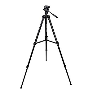 Celestron Ultima Pan Tilt Head Tripod - Excellent Choice for a Spotting Scope, Binocular or Camera (93612),Black