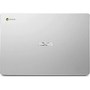 ASUS Chromebook C523, 15.6" FHD NanoEdge-Display with 180 Degree-Hinge, Intel Celeron N3350-Processor, 4GB LPDDR4-RAM, 64GB Storage, Chrome OS, Silver, Laptop-Sleeve Protector, C523NA-IH44F